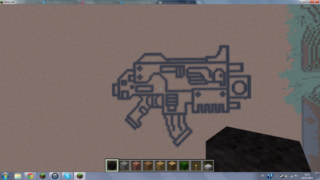Space Marine Godwyn Pattern Bolter Minecraft Map