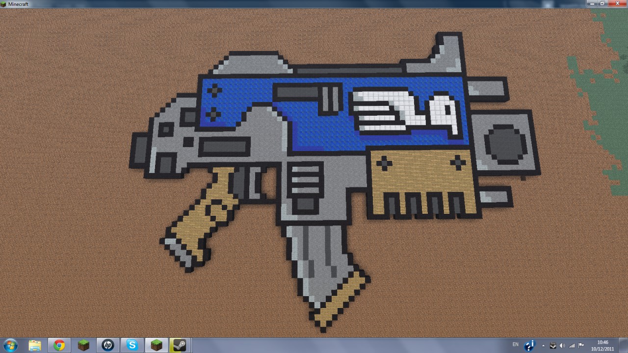 Space Marine Godwyn Pattern Bolter Minecraft Map