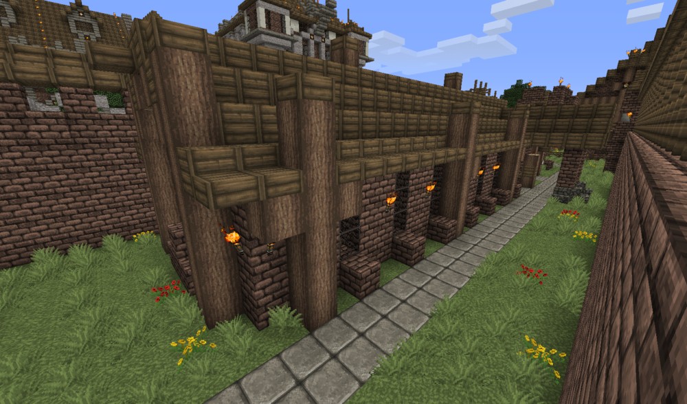 Medieval Pack 11 - stables Minecraft Map
