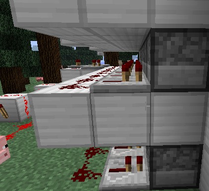 automatic pig killer and meat cooker Minecraft Map