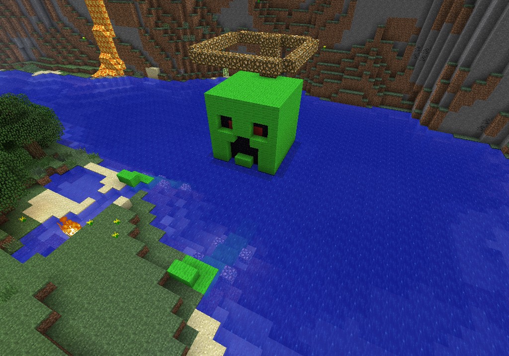 creeper god Minecraft Map