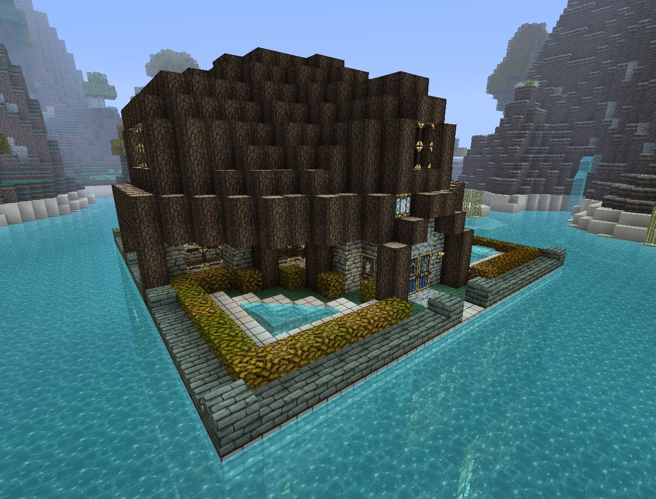 Water-Wood-House Minecraft Map
