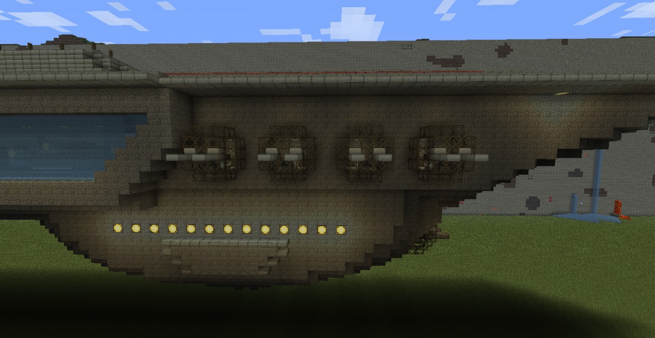 LavaCore Battle Cruiser Minecraft Map