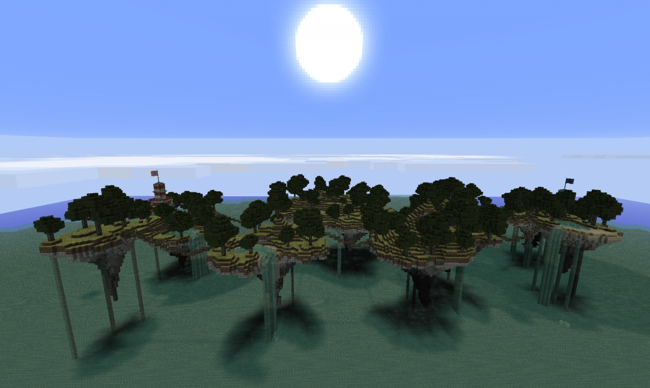 The Floating Isles Minecraft CTF! Minecraft Map
