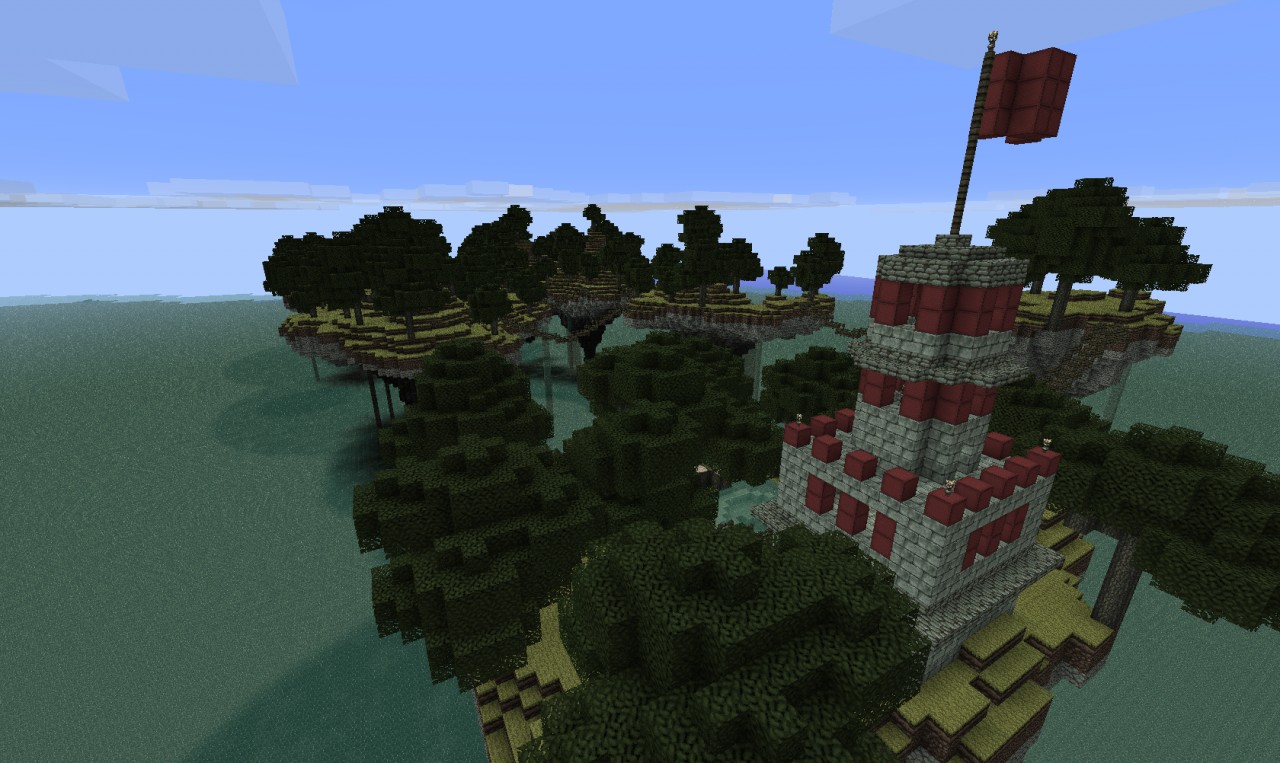 The Floating Isles Minecraft CTF! Minecraft Map