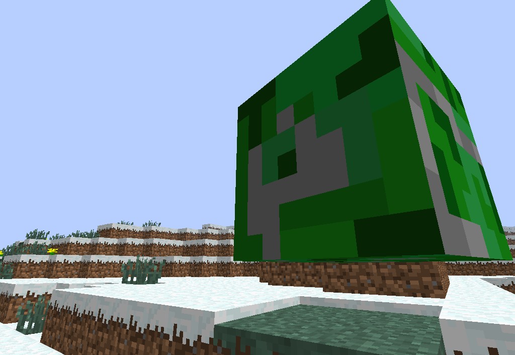 Slimes to creeper heads! Minecraft Texture Pack