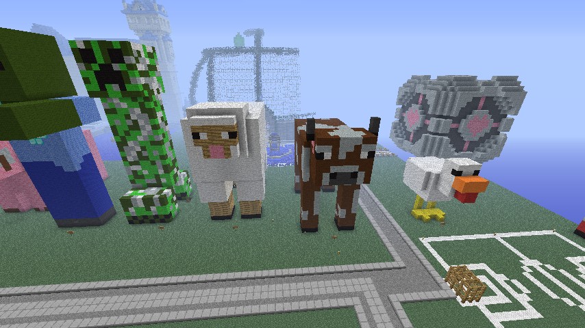 Giant Minecraft Mobs || Minecraft Map