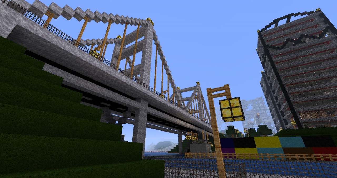 Modern Art Bridge Minecraft Map