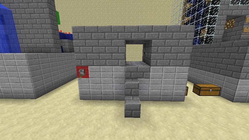 RedStone Hidden Door Minecraft Map