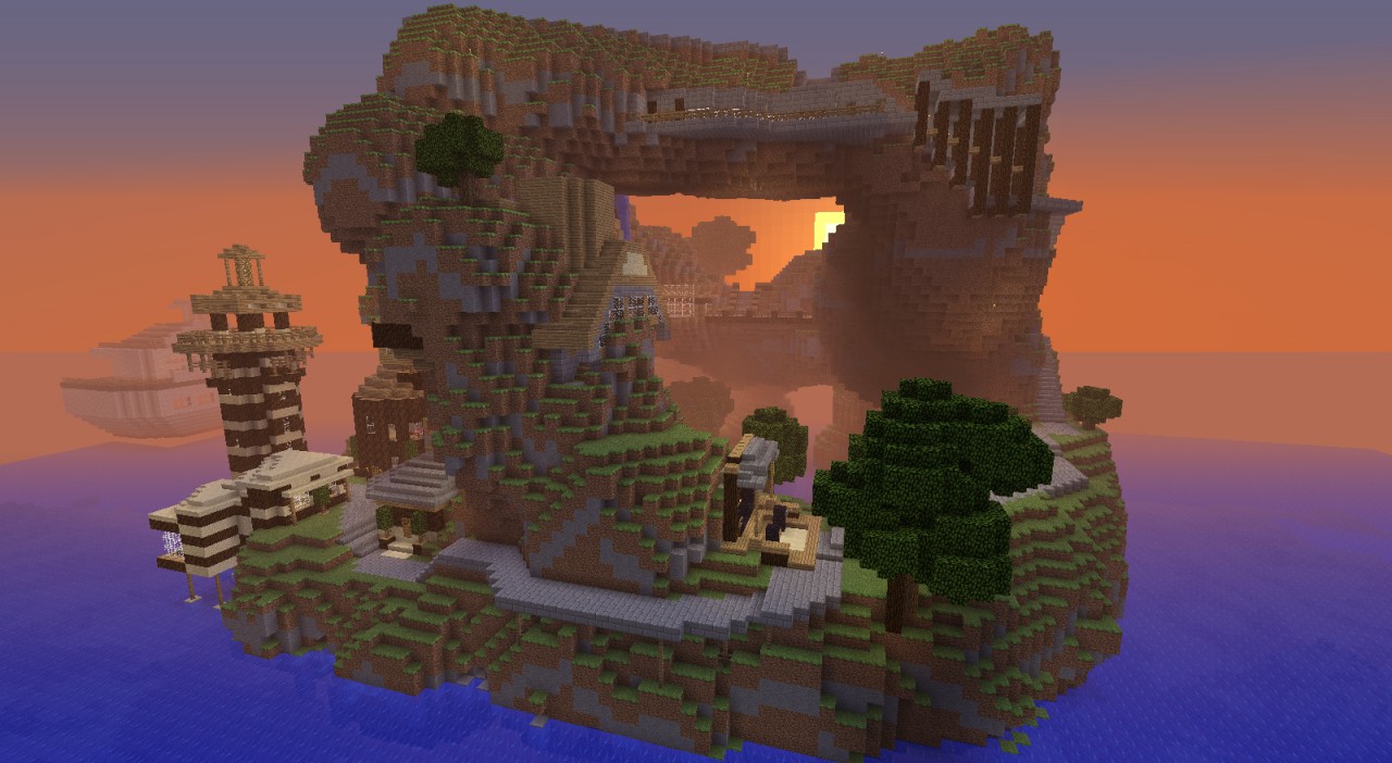 Cliff City | SculptureCraft.net Minecraft Map