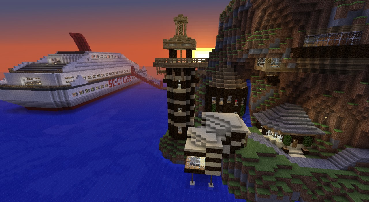 Cliff City | SculptureCraft.net Minecraft Map