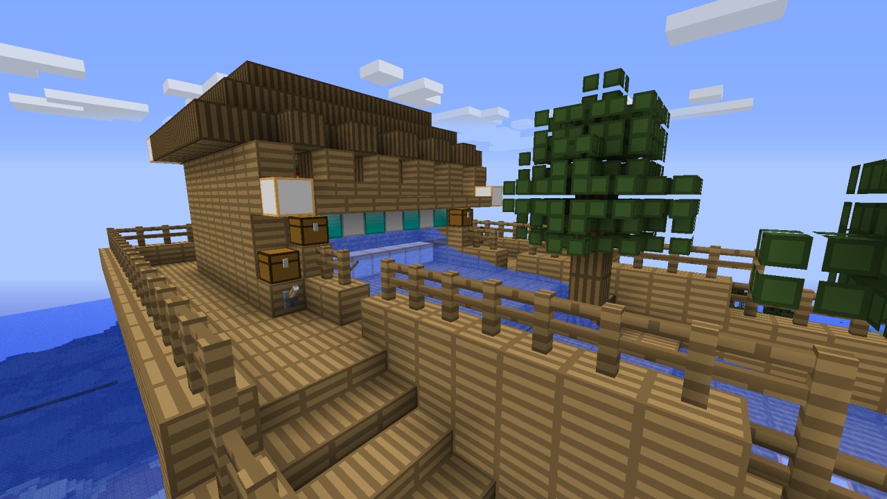 Water slide Minecraft Map