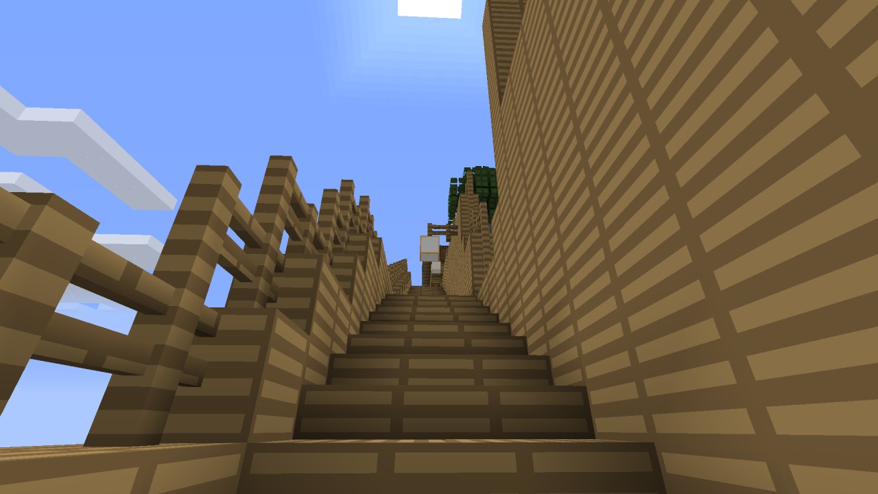 Water slide Minecraft Map