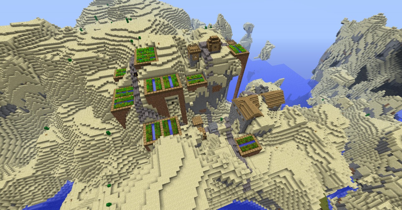 Epic Mountain World with Deep Oceans Minecraft Map