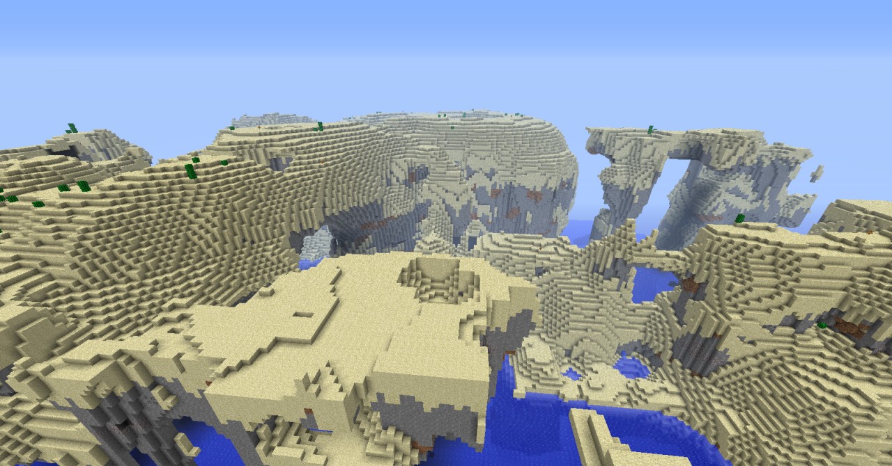 Epic Mountain World with Deep Oceans Minecraft Map