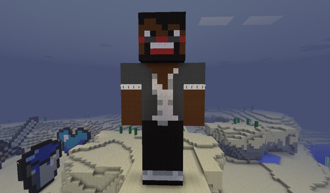 XXL Pixel art : Usher added! Minecraft Map