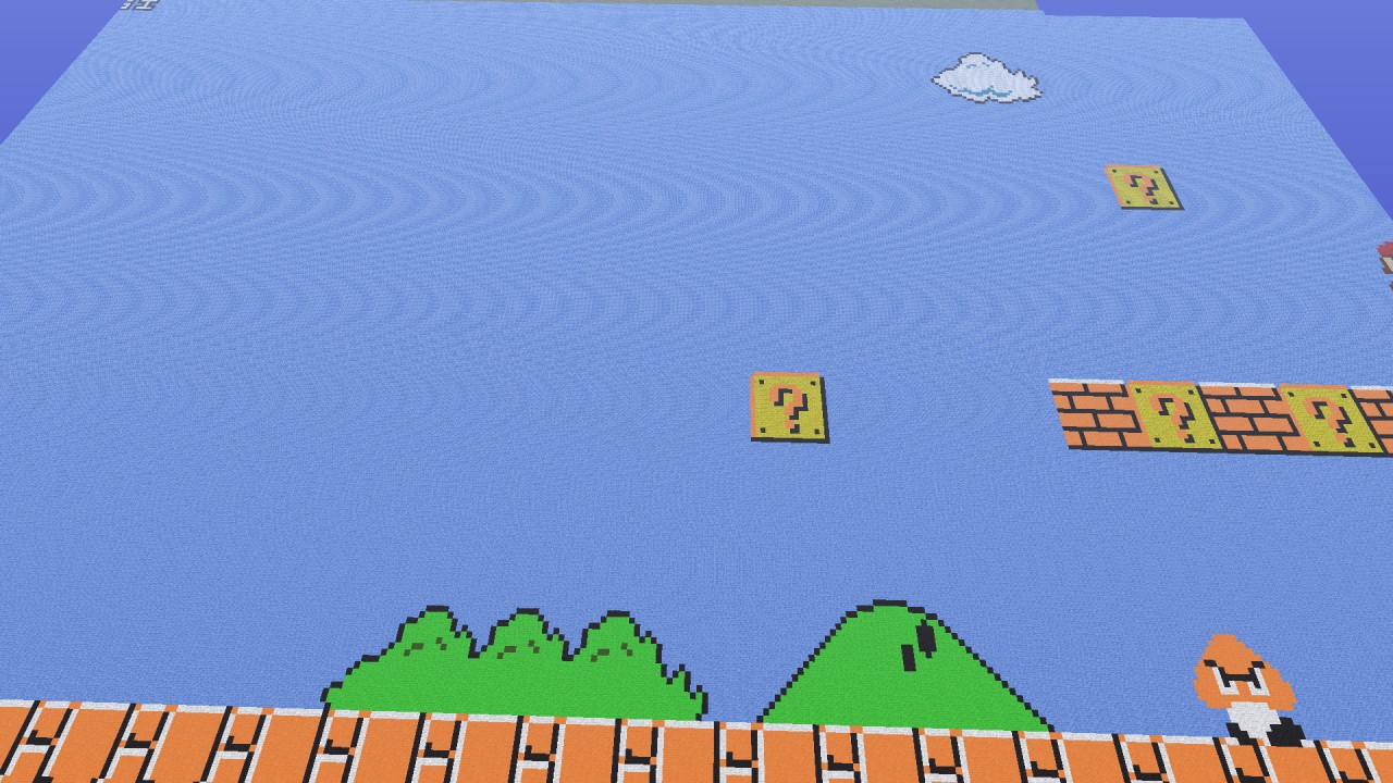 Super mario world 1-1 Minecraft Map