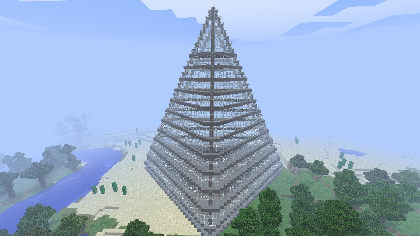 Half Pyramid Tower Minecraft Map