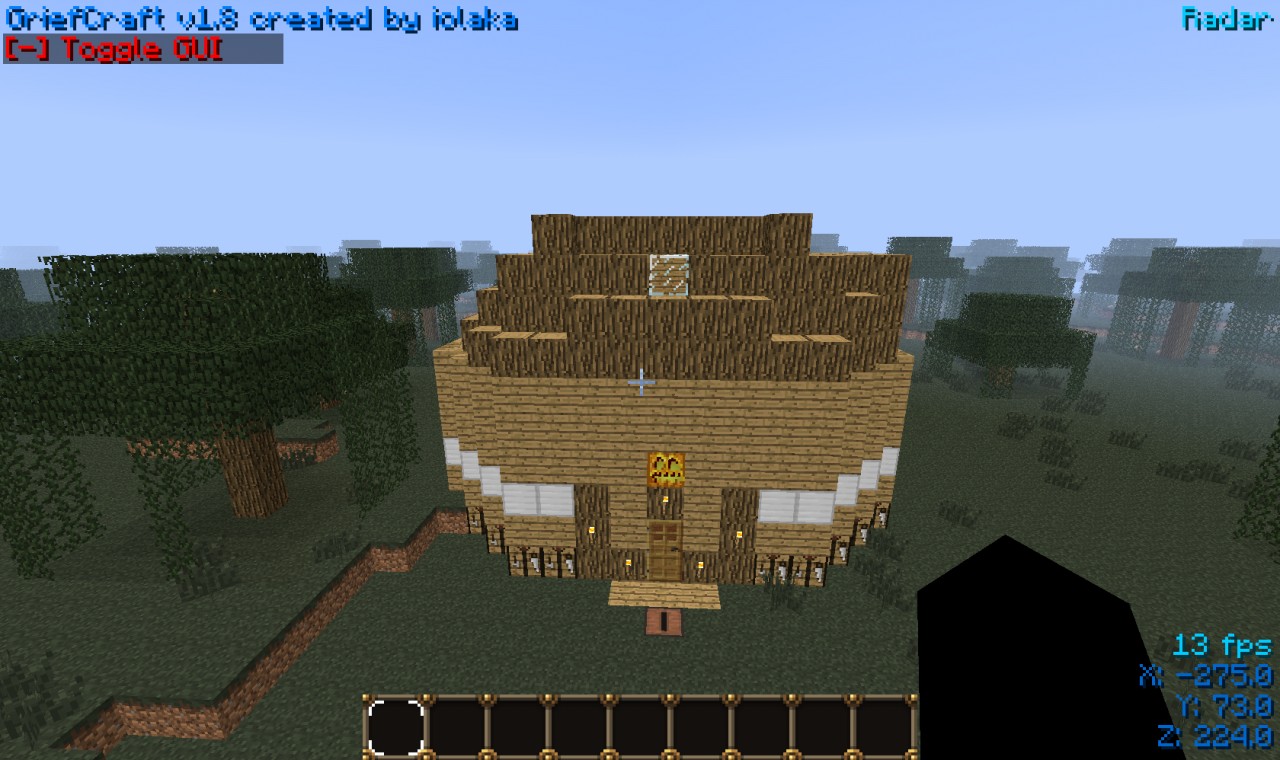 cute house shaped like a ball+download Minecraft Map