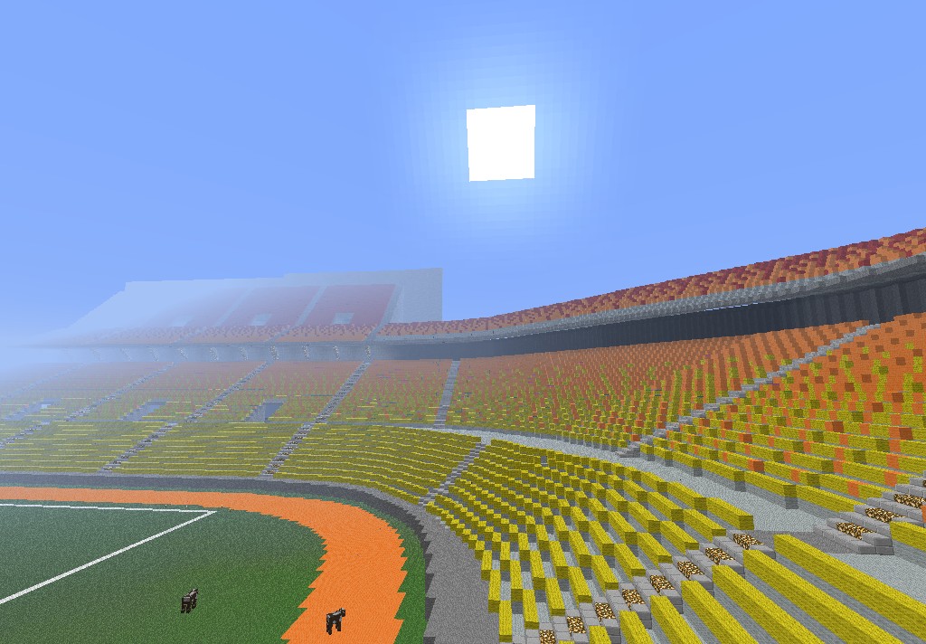 Biggest Minecraft athletics stadium ever . new screens / images ...