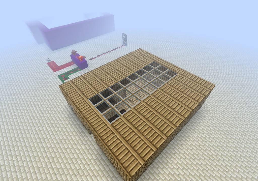 super compact redstone lockable room Minecraft Map