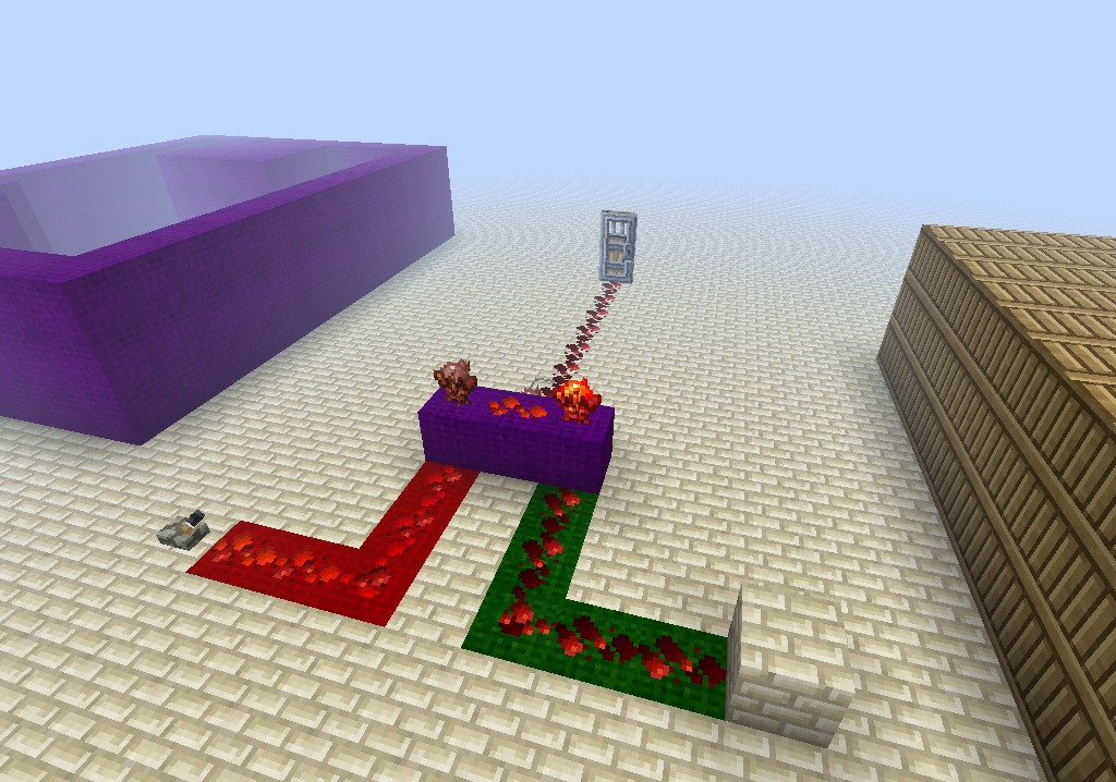 super compact redstone lockable room Minecraft Map