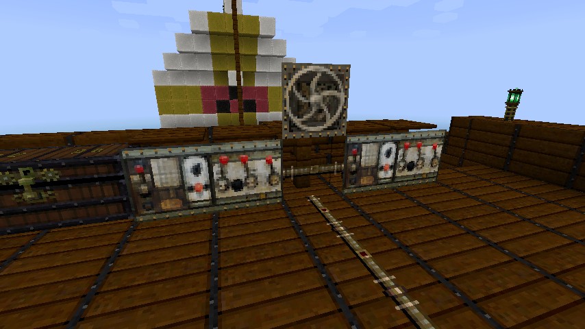 Steampunk Ship Minecraft Map