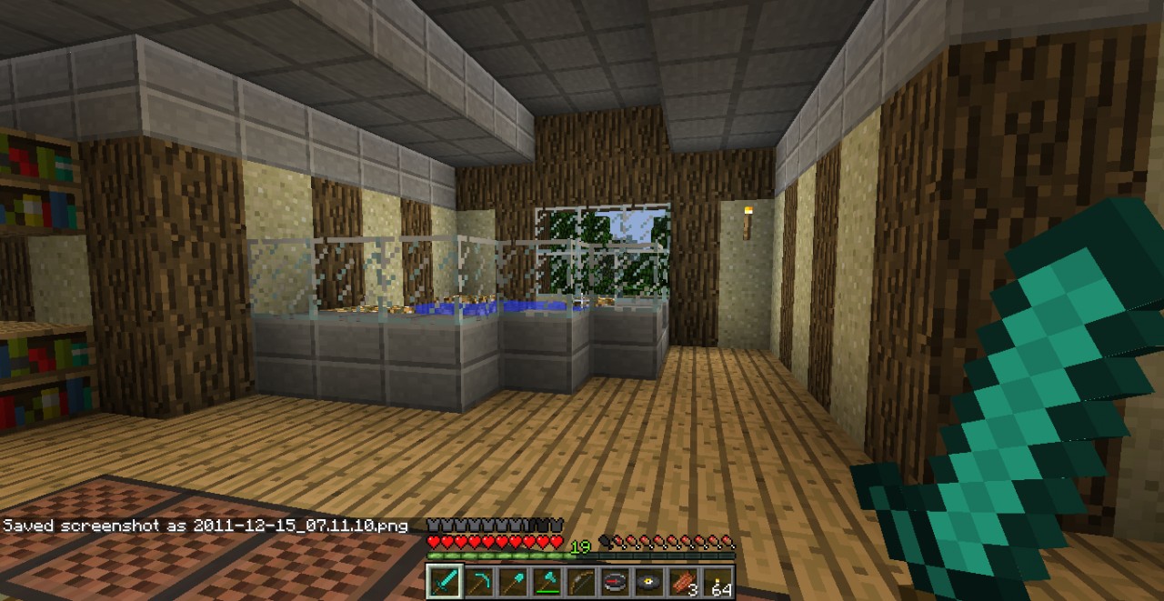 modern house with hot tub Minecraft Map