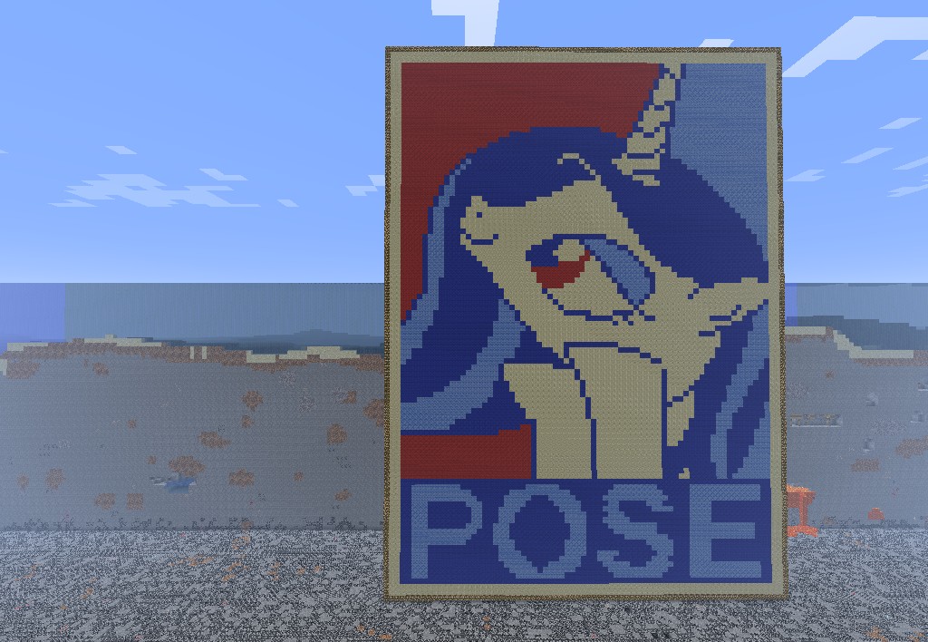 POSE Poster Minecraft Map