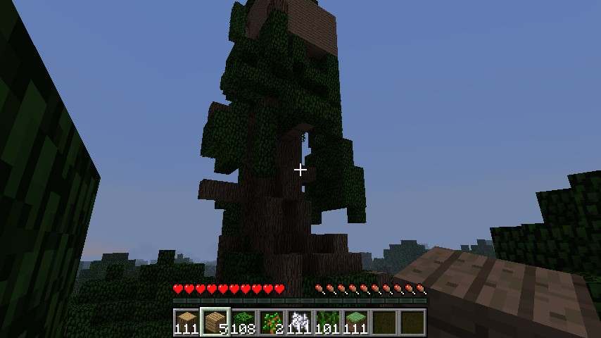 Big Tree With Treehouse Minecraft Map