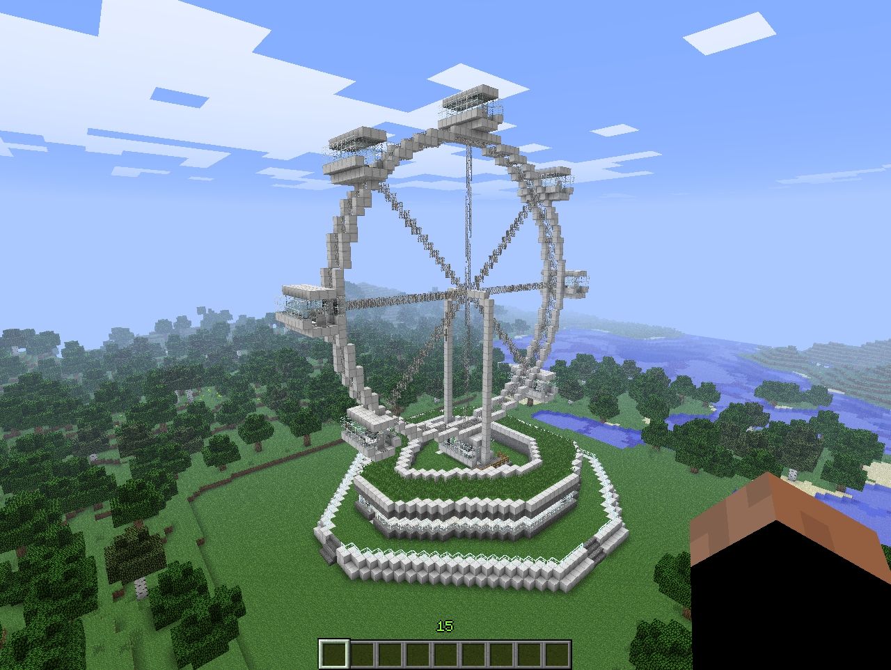 Singapore flyer Minecraft Map