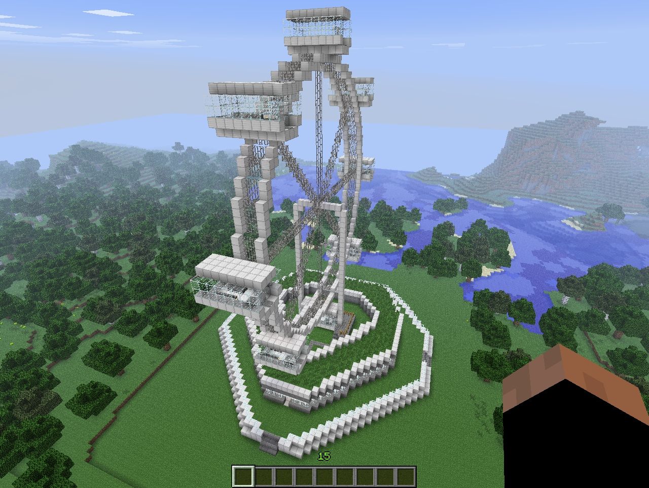 Singapore flyer Minecraft Map