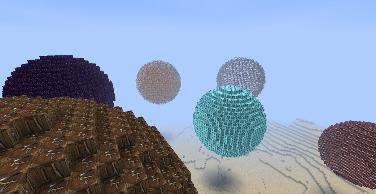 The balls Minecraft Map