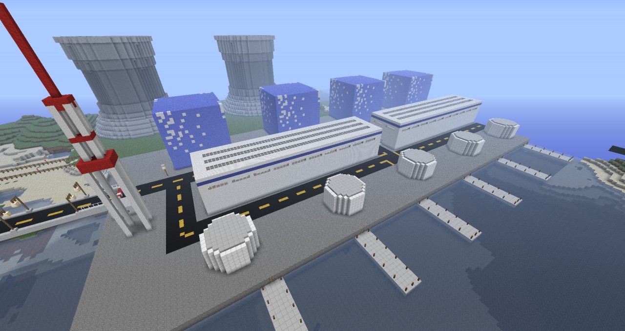 Fukoshima Nuclear Plant Minecraft Map