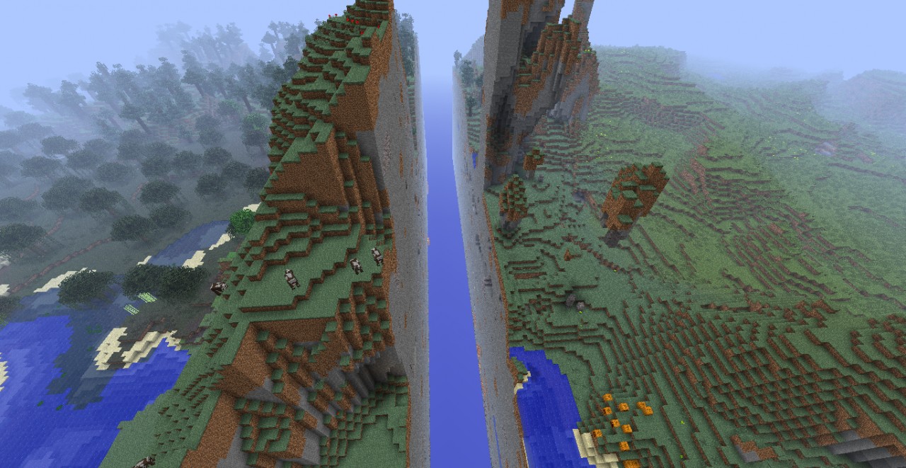 Sunset in the Valley Minecraft Map