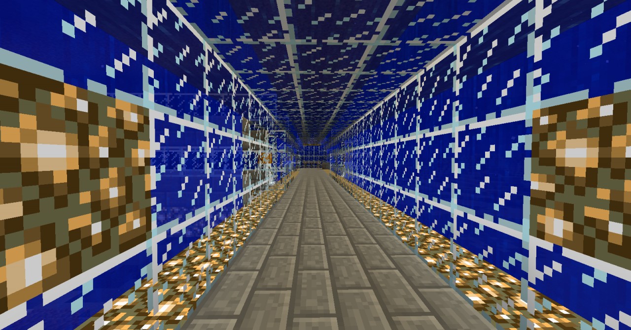 Christmas area with underground VIP Area Minecraft Map