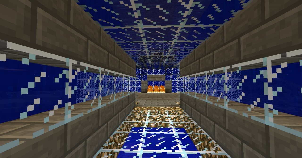 Christmas area with underground VIP Area Minecraft Map