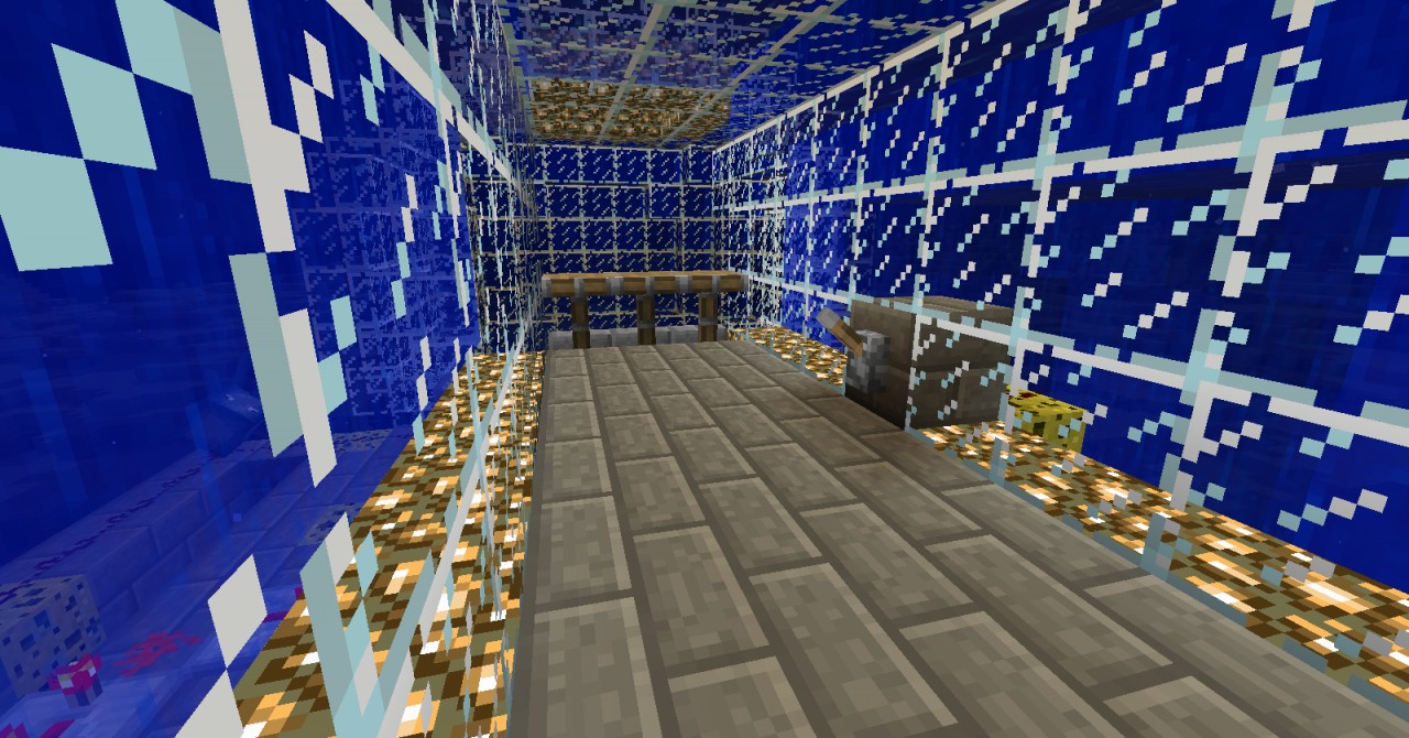 Christmas area with underground VIP Area Minecraft Map