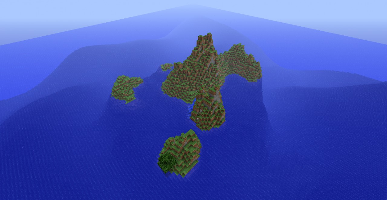Custom Survival Island Minecraft Map