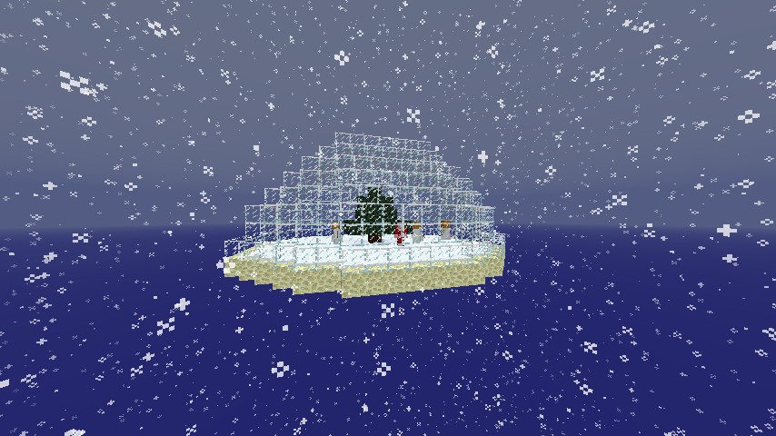 Winter skylands.... Minecraft Map