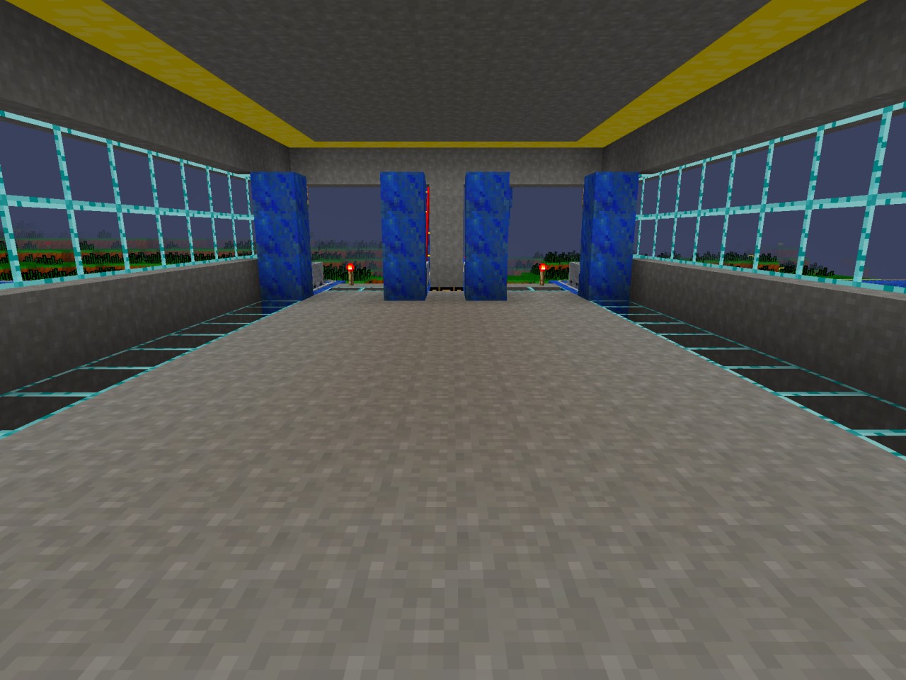 Hub Exploration Transportation system Minecraft Map