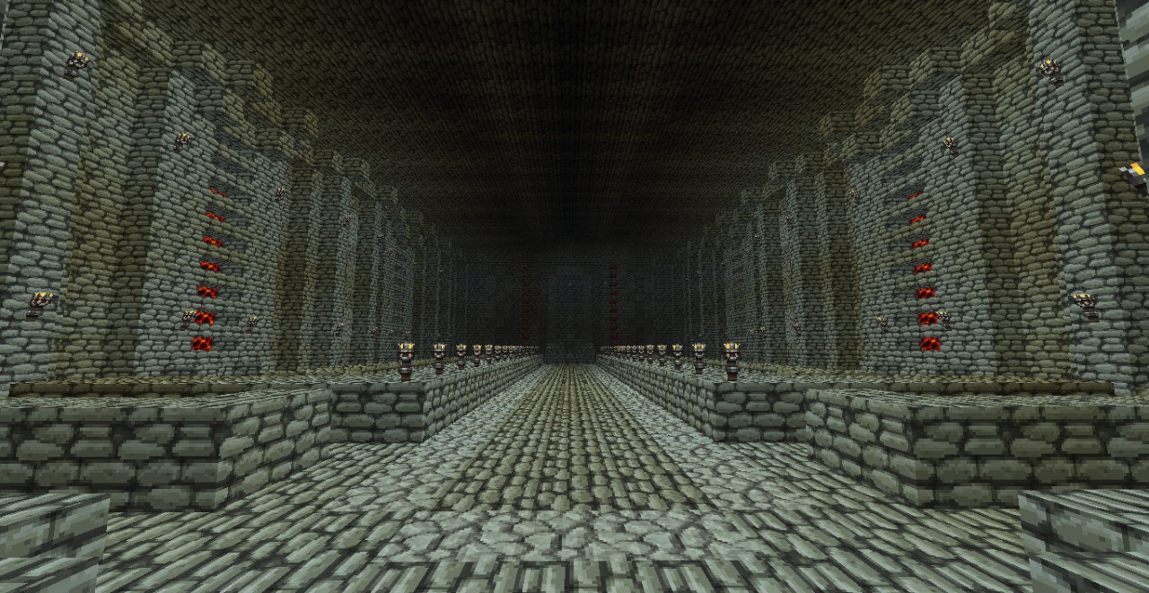 Dwarven Hall (design) Minecraft Project