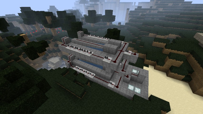 Quad TNT Cannon Minecraft Map