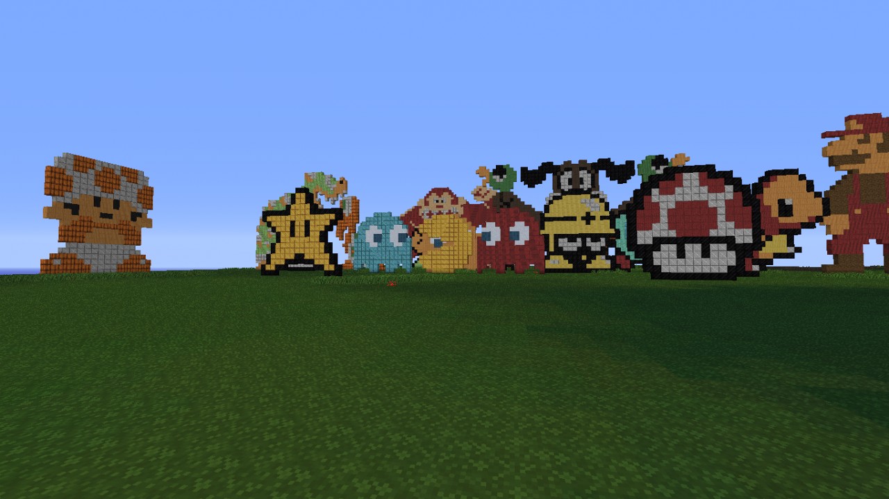 Sprites! Lots! Minecraft Map