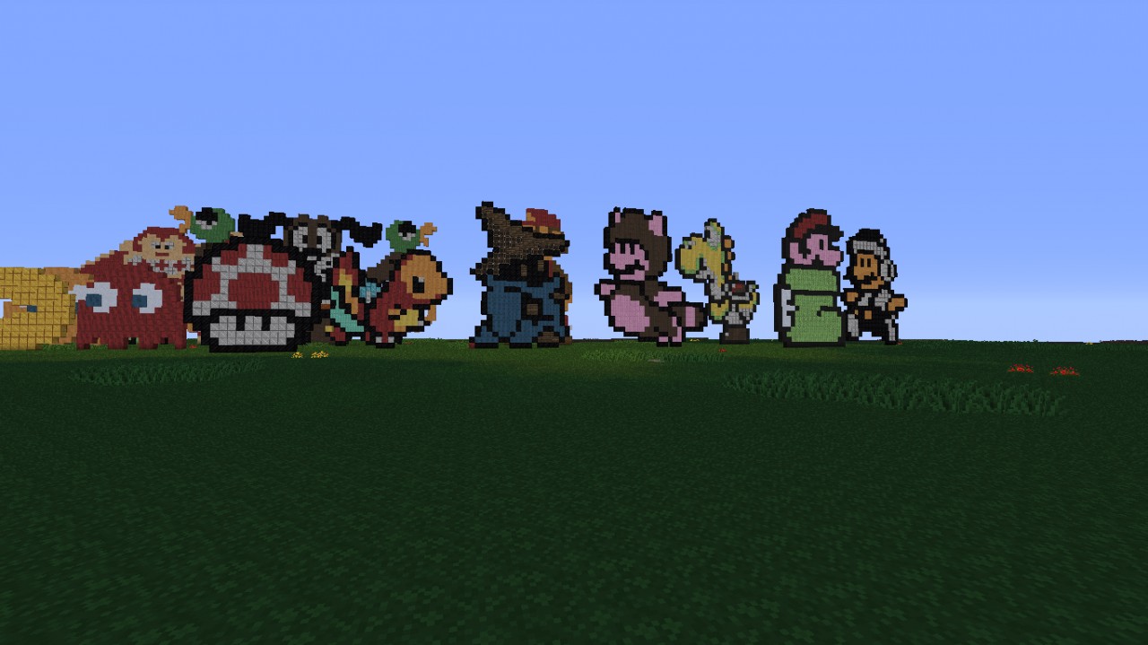 Sprites! Lots! Minecraft Map