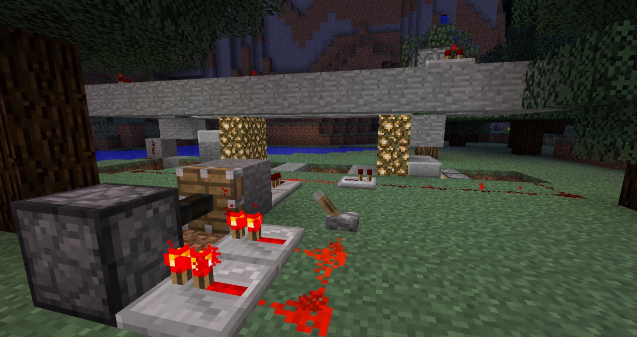 Horizontal Escalator Minecraft Map