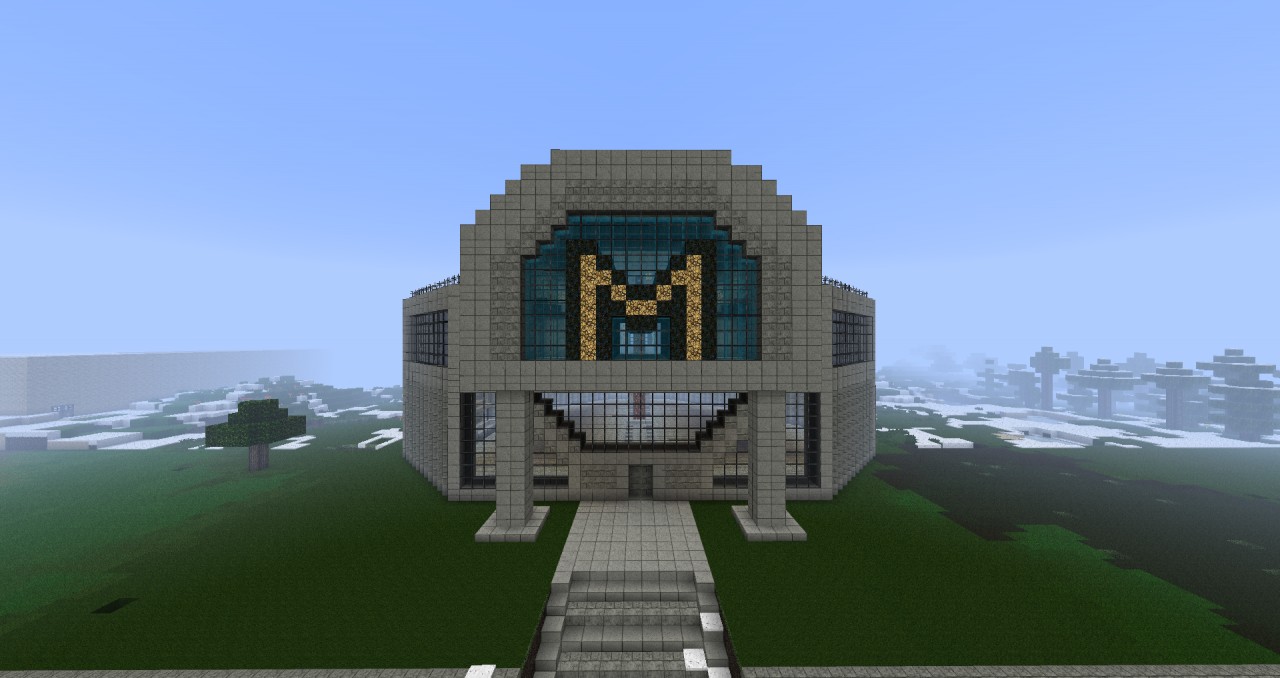 Double Story Simple Building (Market) Minecraft Map