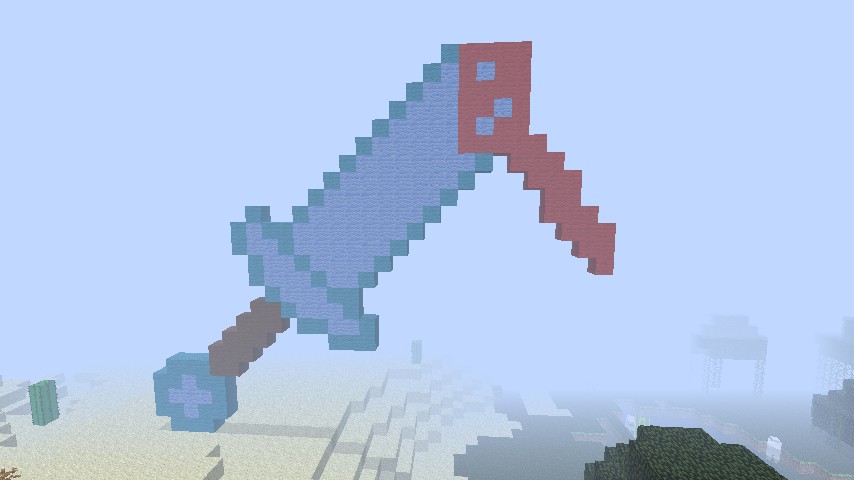 Bloody Diamond Sword Minecraft Map