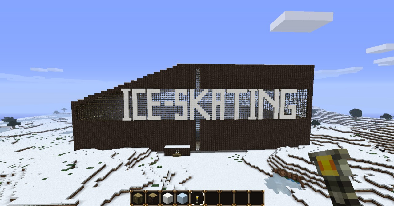 Ice Skateing Hall Minecraft Map