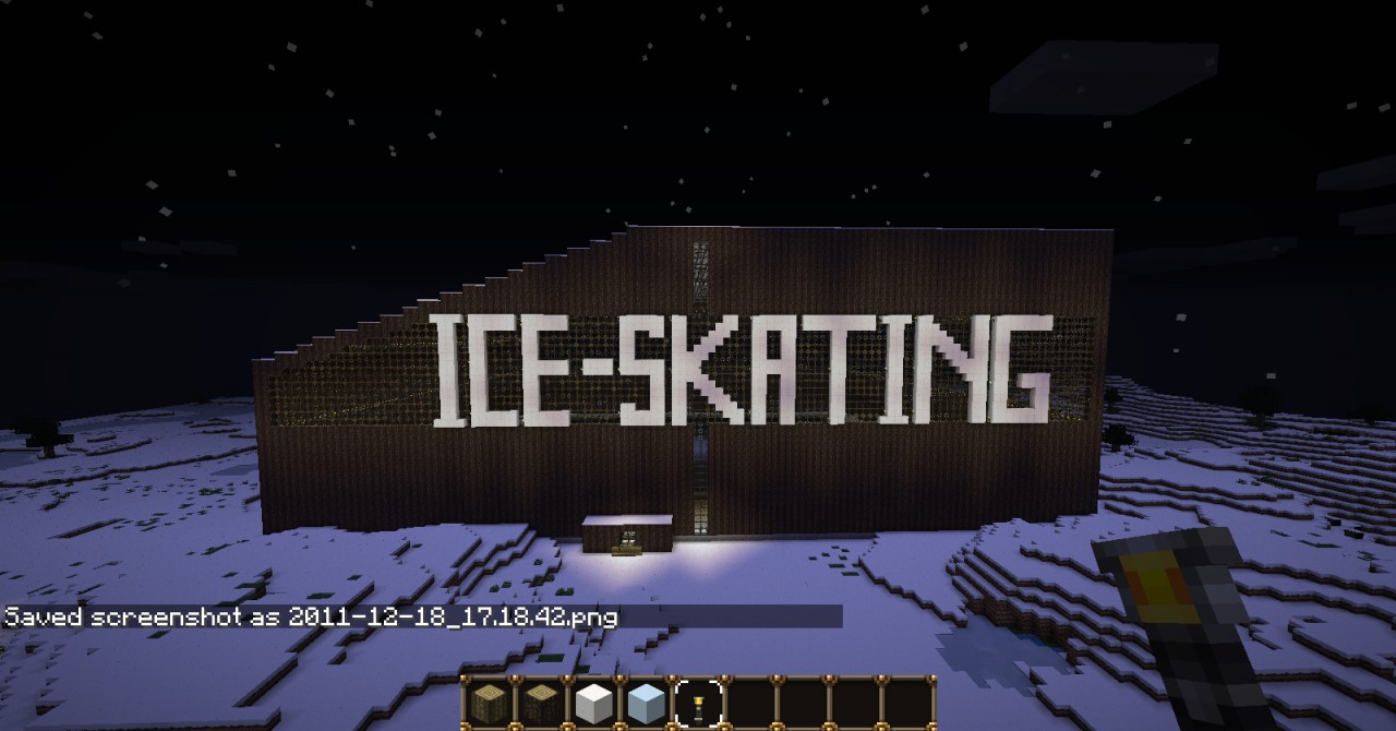 Ice Skateing Hall Minecraft Map